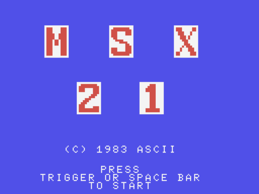 MSX : MSX-21 - Old Game Database