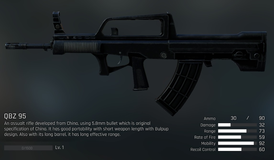 QBZ 95 - IRON SIGHT 攻略Wiki