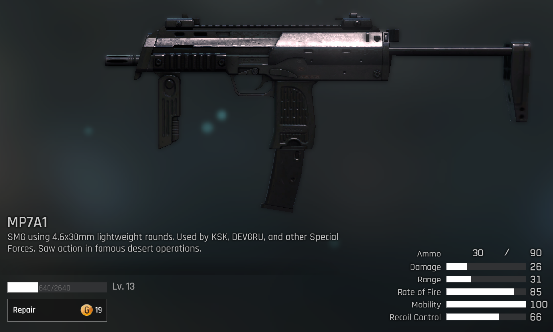MP7A1 - IRON SIGHT 攻略Wiki